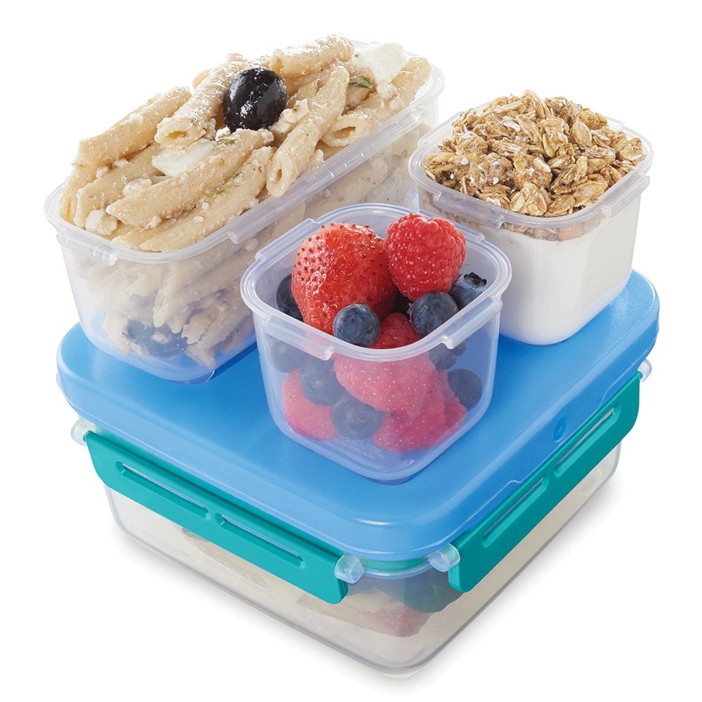 Rubbermaid LunchBlox Leak-Proof Entree Lunch Container Set, Small ...