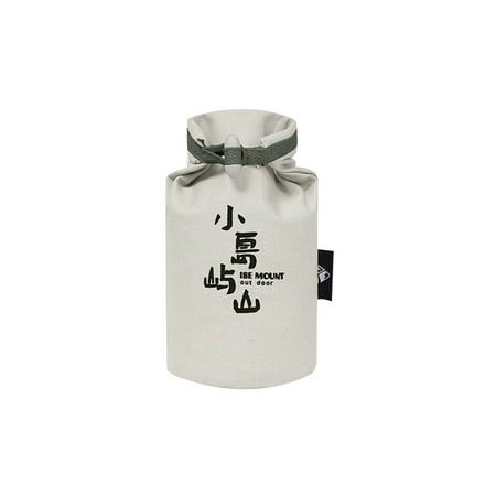 Outdoor Camping Grain Rice Canvas Storage Bag Funnel Mouth Wooden ...