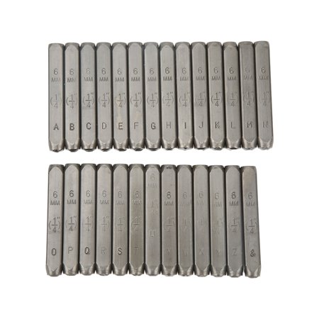 Metal Stamping Letters, Metal Letter Punch Set Wide Applicability 27 ...