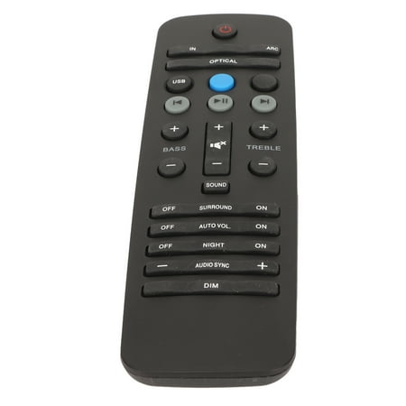 Soundbar Remote, Universal Sensitive Bar Speaker Remote Control Compact ...