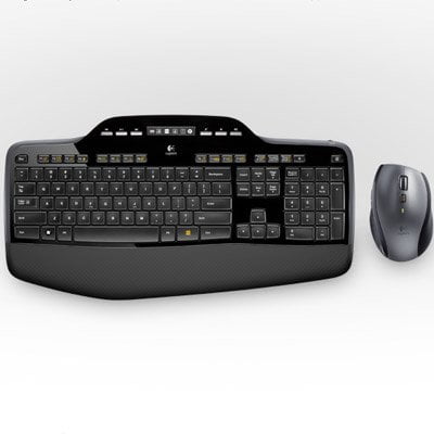 Logitech Wireless Desktop MK710 Keyboard & Pointing Device Kit - USB ...