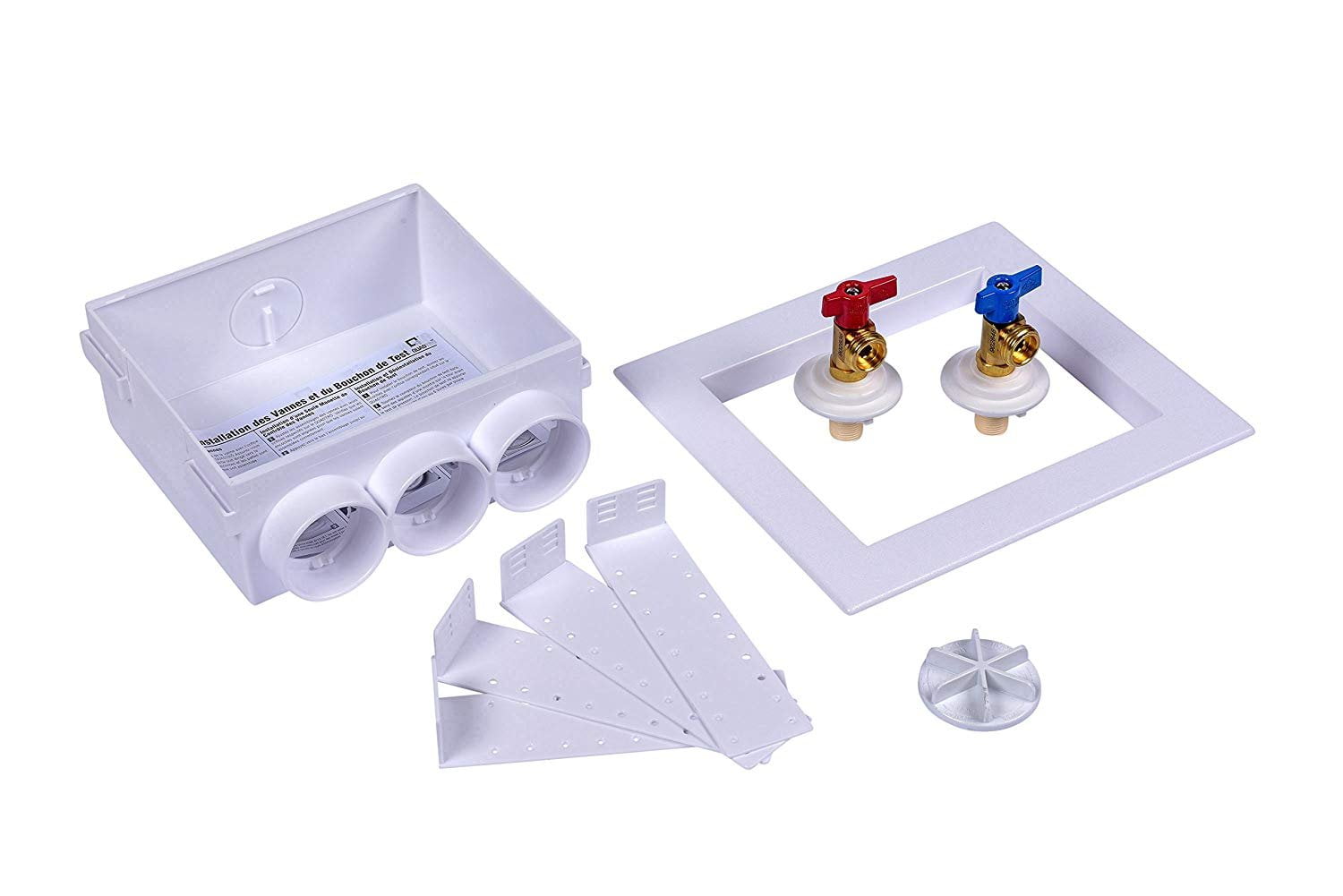 Oatey 38531 Quadtro Washing Machine Outlet Box CPVC Tail Piece, 1/4 ...