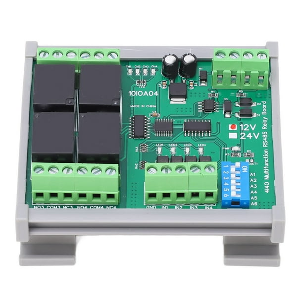 Relay Board, 4 Channel Parallel Support Relay Module For Equipment ...