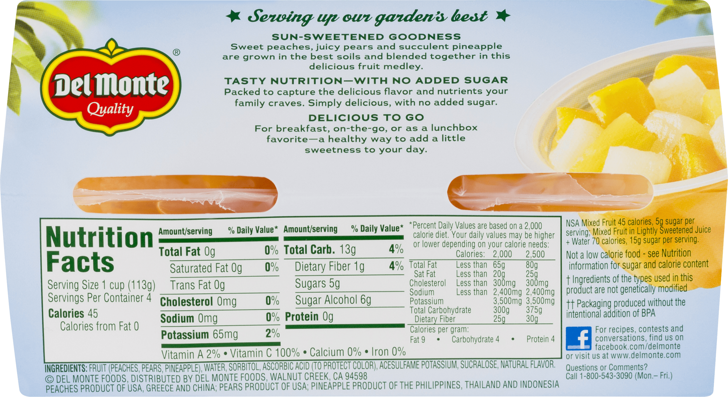 Dole Pineapple Fruit Cups Nutrition Facts Besto Blog Dole Pineapple Fruit Cups Nutrition Facts Besto Blog