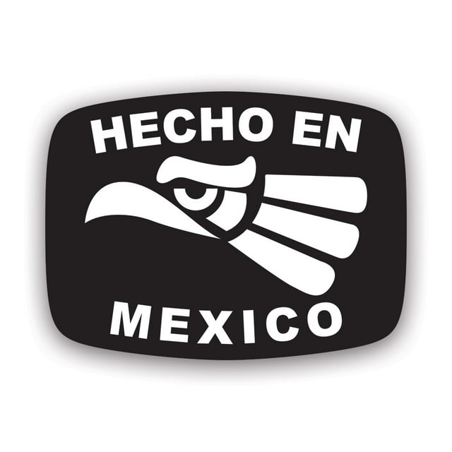 Hecho en Mexico Sticker Decal - Self Adhesive Vinyl - Weatherproof ...