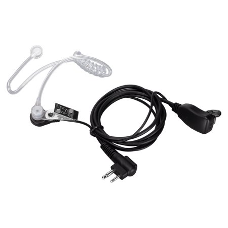 Earpiece, 2 Pin PTT Mic Noise Canceling PVC Headset Wear Resistance For ...