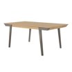 Coaster Maverick Wood Rectangular Dining Table in Natural Mango and ...