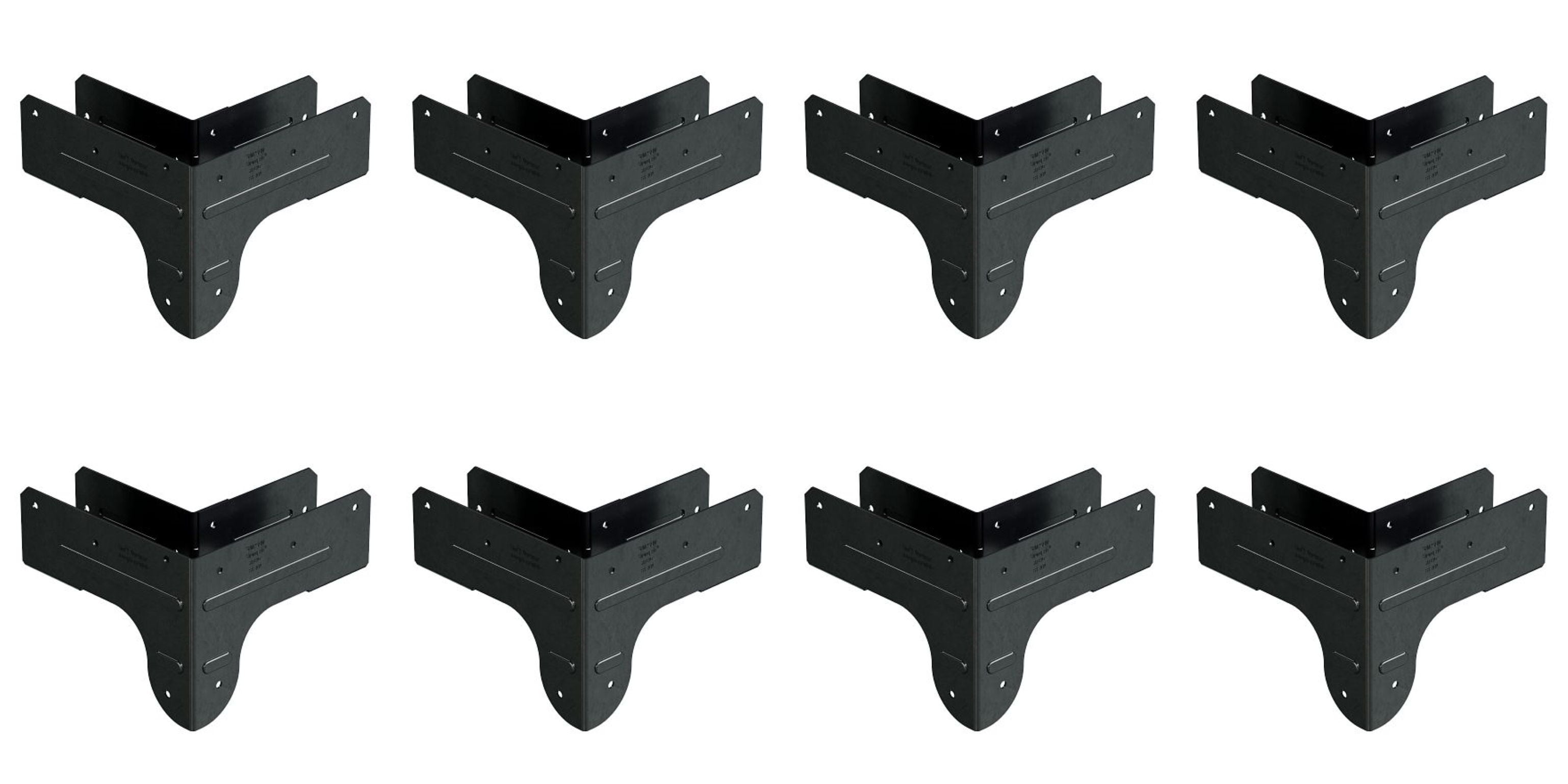 Simpson Strong Tie APRTC2 Outdoor Accents® ZMAX®, Black Rigid Tie ...