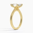 2CT Solitaire Marquise Cut Lab Grown Diamond Engagement Ring Wedding ...