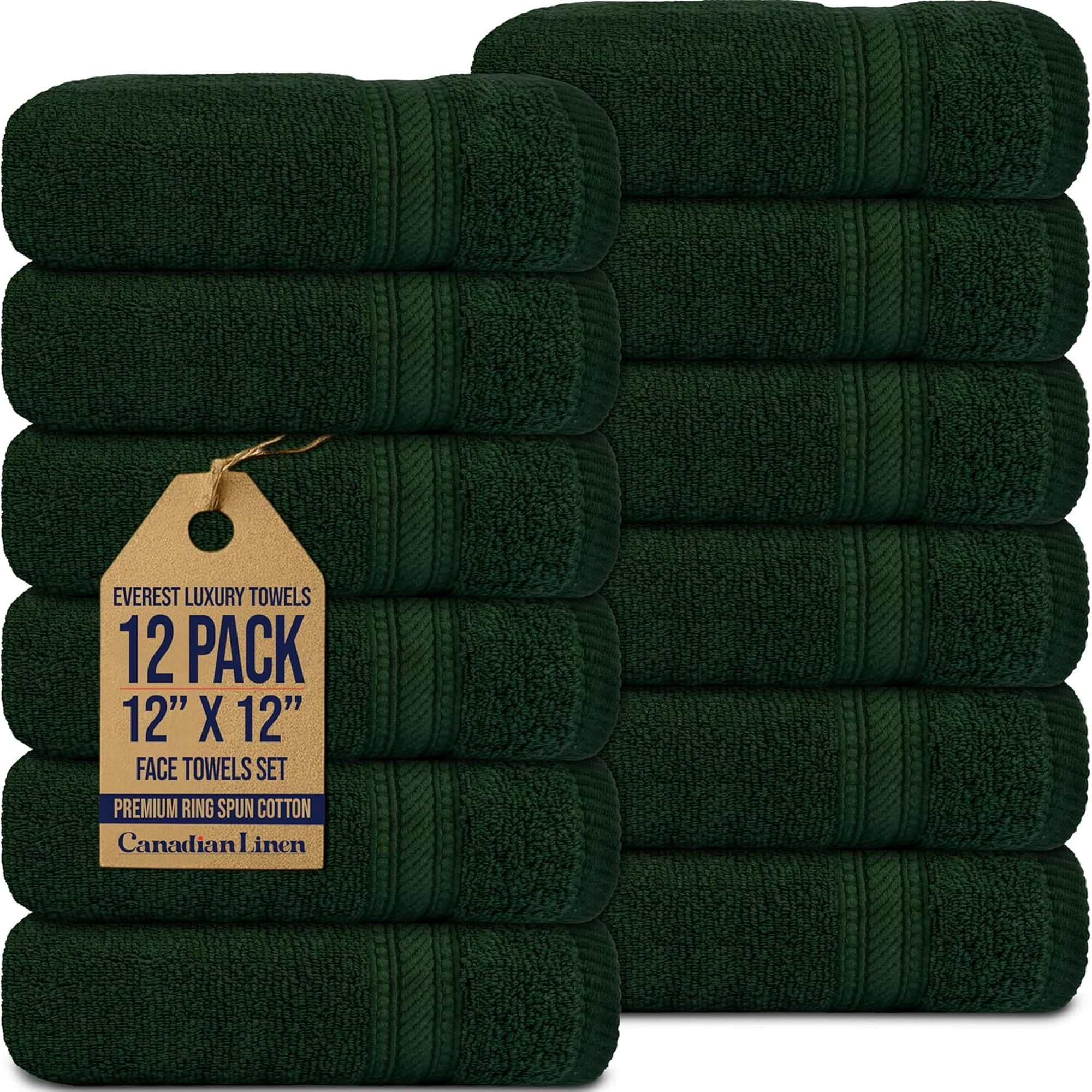 Click here for Canadian Linen 12 Pack Luxury Everest Washcloths 1... prices