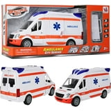 Kiddie Play Ambulance Toy, Lights and Sound, Friction Powered ...
