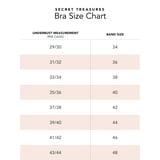 Secret Treasures Women's Back Smoothing Lace Push Up Bra, Style-ST382 ...