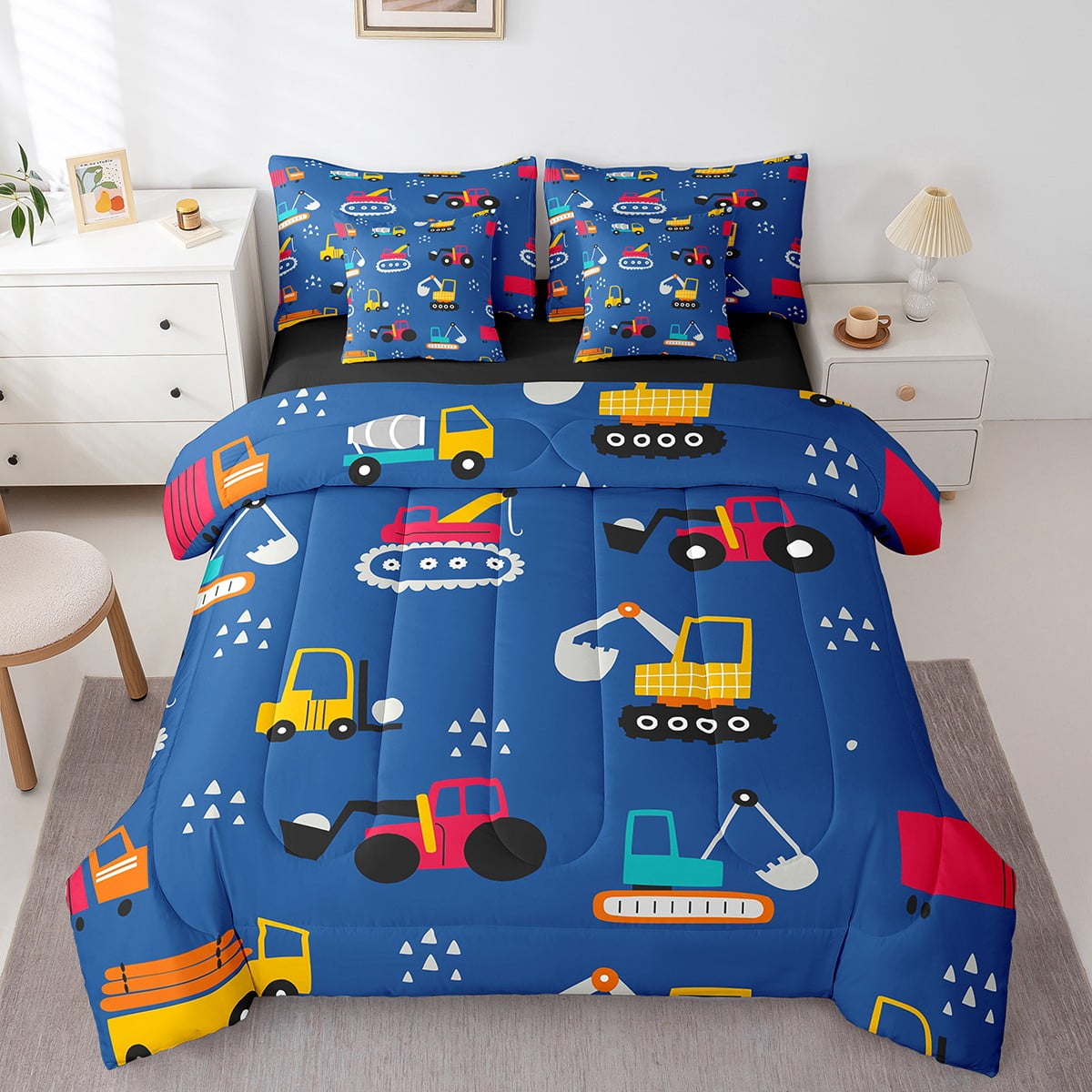 Click here for Yst Cartoon Tractor Bedding Comforter Sets 7pcs Fo... prices