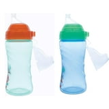 Nuby No Spill Printed Thirsty Kids No-Spill Sip-it Sport Cup with Soft Spout and Lid - 12oz ...