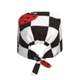Cauagu Ladybugs Of Black And White Checkers Pattern 1 Pcs Working Caps ...