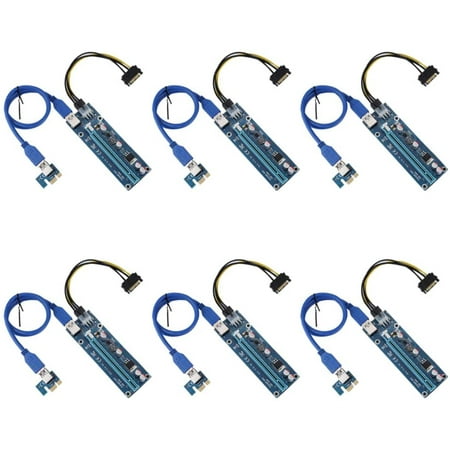 PCIE Riser VER006C 1x to 16x Graphic Extension for GPU Mining USB Riser ...