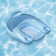 Swim Central Inflatable Capri Transparent Swimming Pool Chair Float ...