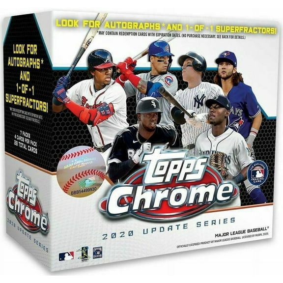 2025 Topps Chrome Update Series Baseball Mega Box - Factory Sealed ...