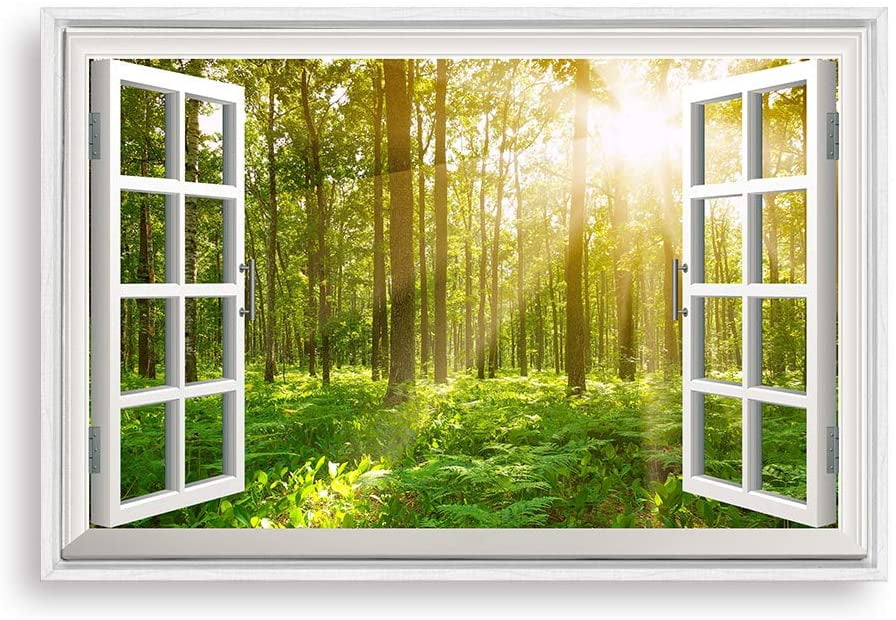 Fake Window Wall Art - Wall Design Ideas