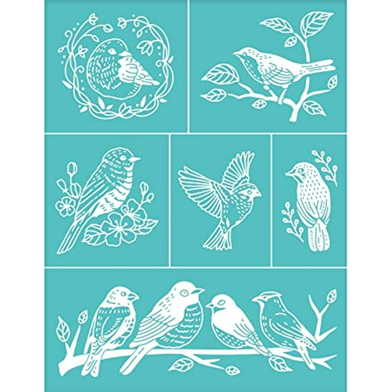 Stencil Patterns Birds