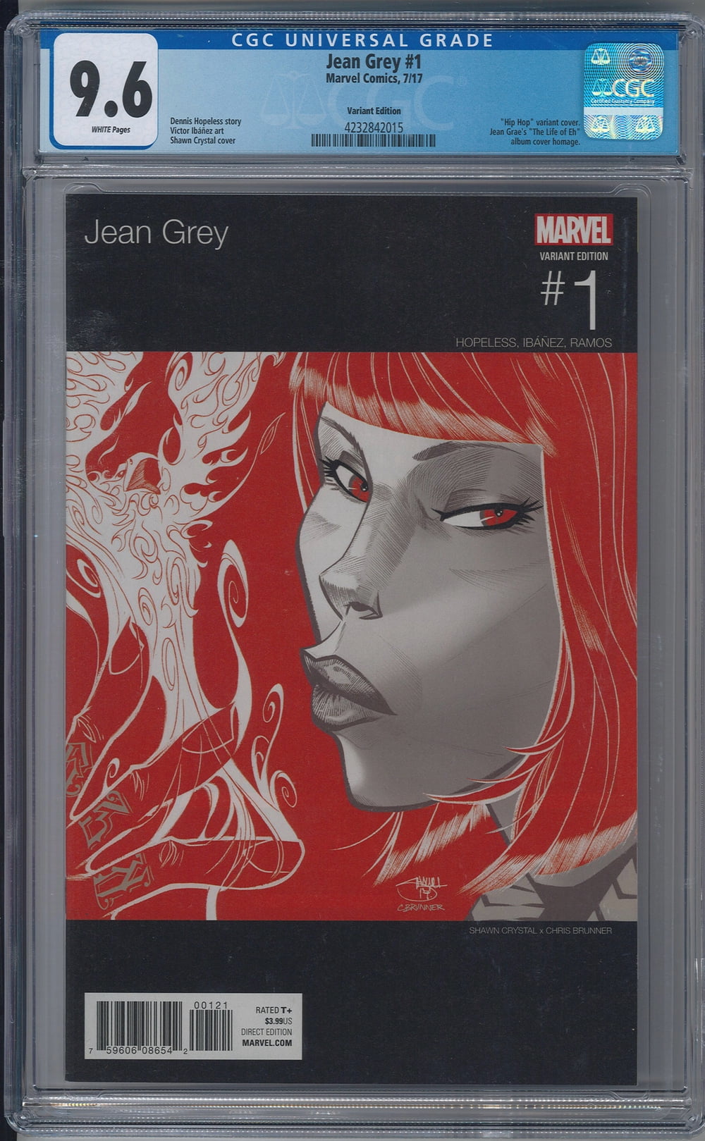 Jean Grey #1 - CGC 9.6 Comic Book - Walmart.com