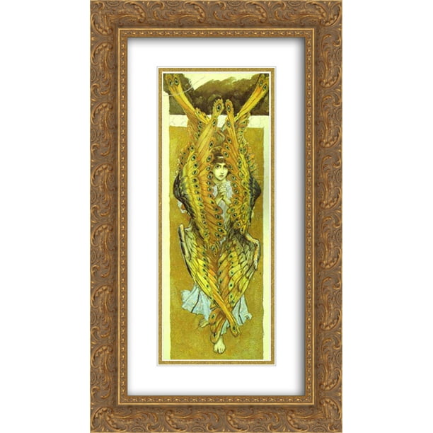 Viktor Vasnetsov 2x Matted 14x24 Gold Ornate Framed Art Print 'Seraphim ... Viktor Vasnetsov 2x Matted 14x24 Gold Ornate Framed Art Print 'Seraphim ...