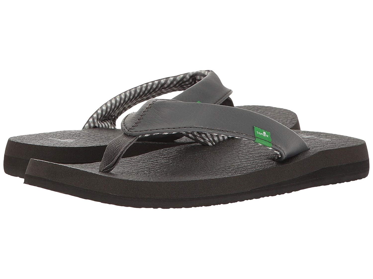 Sanuk Women's Yoga Mat Flip Flop, Charcoal, 10 M US - Walmart.com