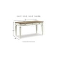 "Signature Design by Ashley Realyn Farmhouse Style 60"" Writing Desk ...
