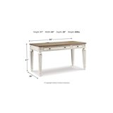 "Signature Design by Ashley Realyn Farmhouse Style 60"" Writing Desk ...