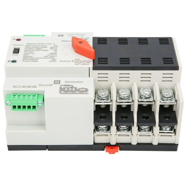 Transfer Switch Automatic Conversion Switch W2R-100 Dual Power Supply ...