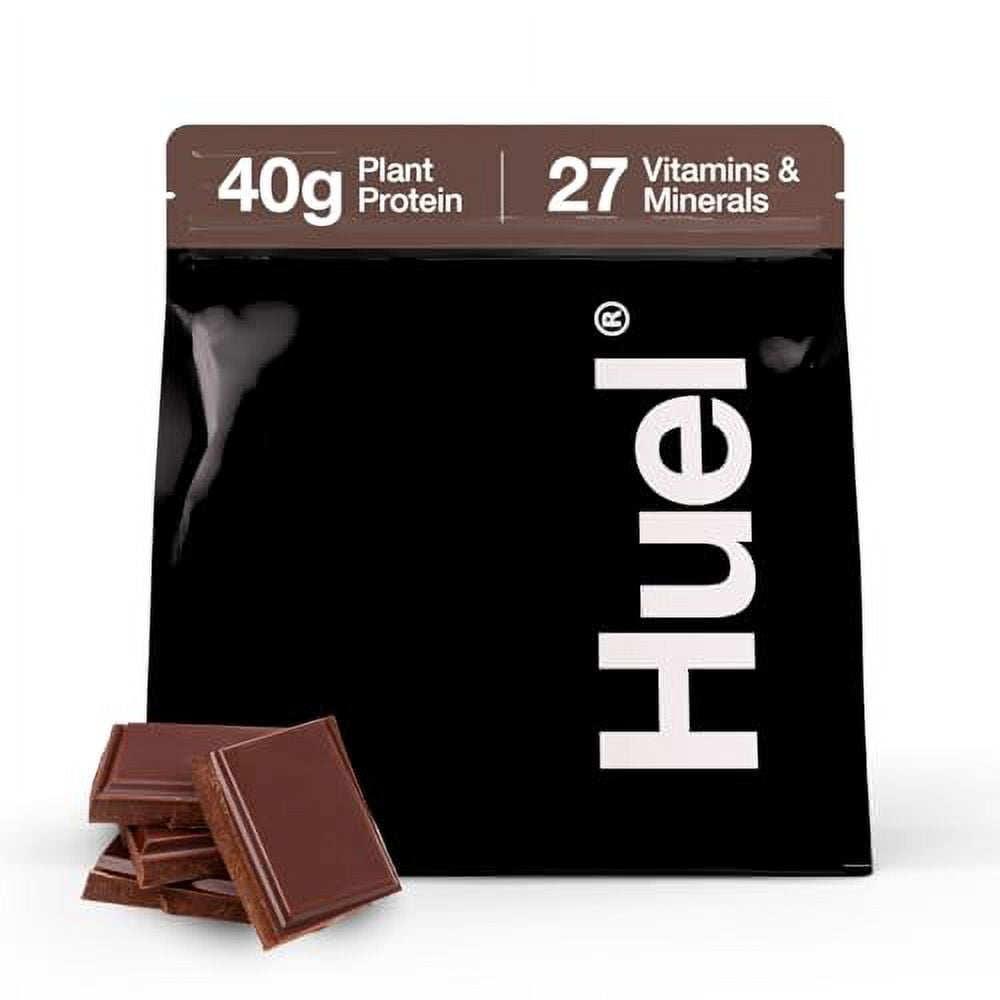 Huel Black Edition | Chocolate 40g Vegan Protein Powder | Nutritionally ...