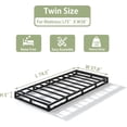 5 Inch Heavy Duty Metal Box Spring Twin Size, Low Profile Twin Mattress ...
