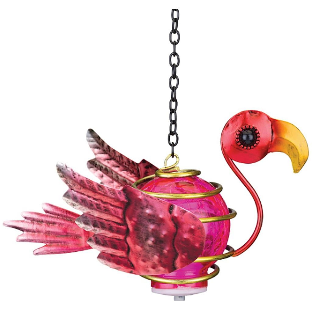 Regal Art and Gift 12549 - 15.75" Pink Solar Flamingo Lantern - Walmart.com