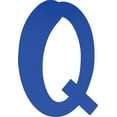 Acrylic Letter Q Blank Craft, 8'' Tall Transparent Dark Blue Custom ...