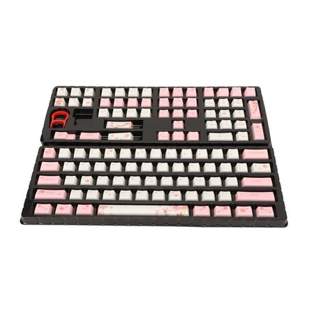 PBT Keycap, PBT Keyboard Keycaps Stepped Key Layout PBT Material Dye ...