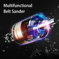 Multifunctional Wet & Dry Belt Sander,Rock Polisher,Variable Speed 1250 ...