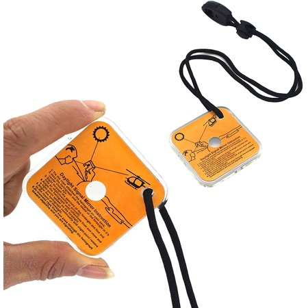 Portable Rescue Flash Emergency Mirror Glass Signal Mirror Outdoor ...