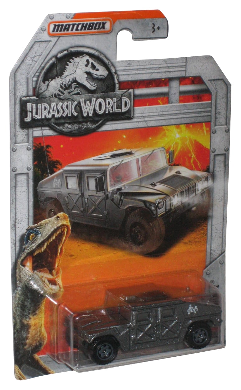 Jurassic World Ingen Humvee (2018) Mattel Matchbox Toy Car Vehicle ...