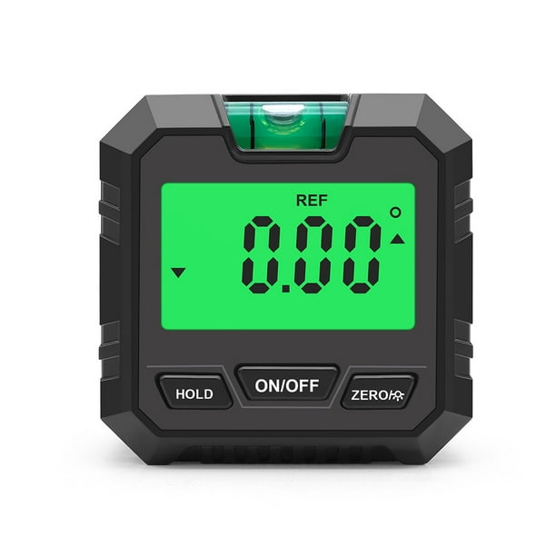 freestylehome Level Box Protractor LCD 490° Levels Gauge Mini Bevel ...