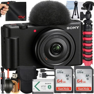 Sony ZV-1F Vlogging Camera (Black) - ZV1F/B - Walmart.com