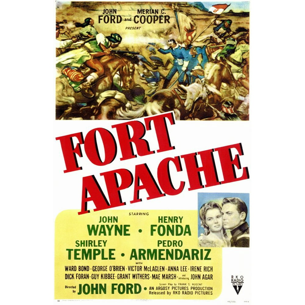 Fort Apache (1948) 11x17 Movie Poster - Walmart.com - Walmart.com