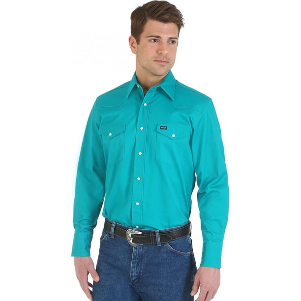 Wrangler Mens Premium Performance Advanced Comfort Workshirt - Walmart.com