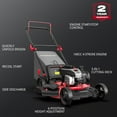 PowerSmart Push Lawn Mower 21-inch 3-in-1 ,6 Lever Height Adjustment ...