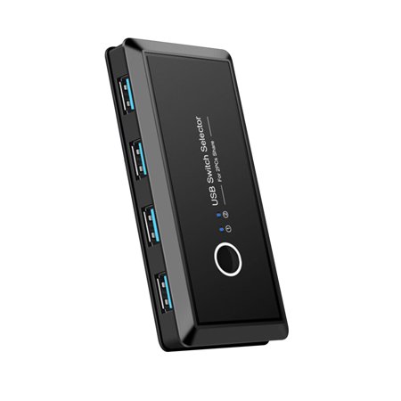 juguse Cable Splitter Box 2 in 4 out Cable Hub USB Sharing Wire ...