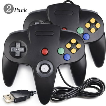 LUXMO N64 Classic USB Controller, Retro N64 USB Wired PC Controller ...