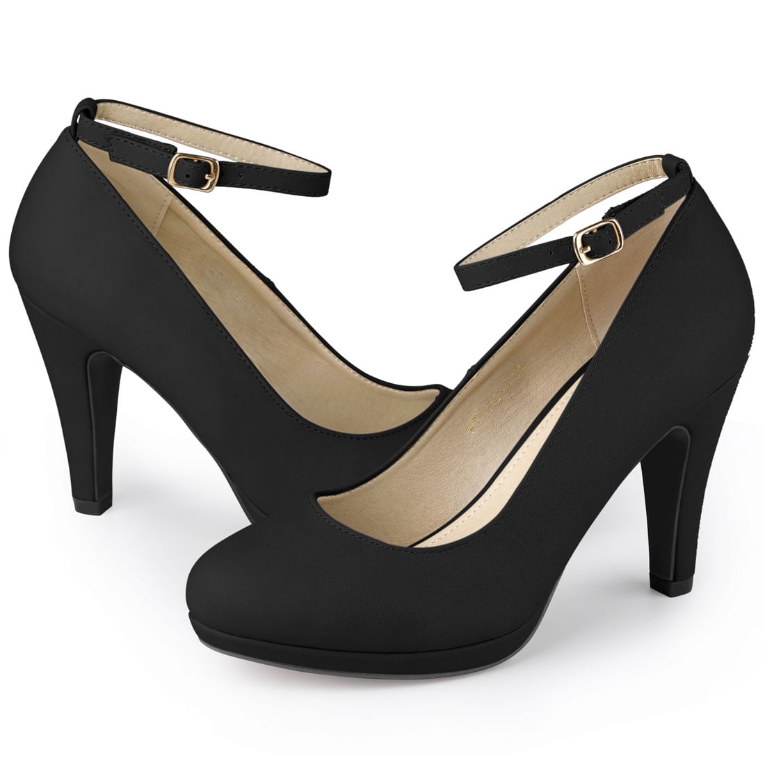 Click here for Blissful Step Womens Round Toe Stiletto High Heel... prices
