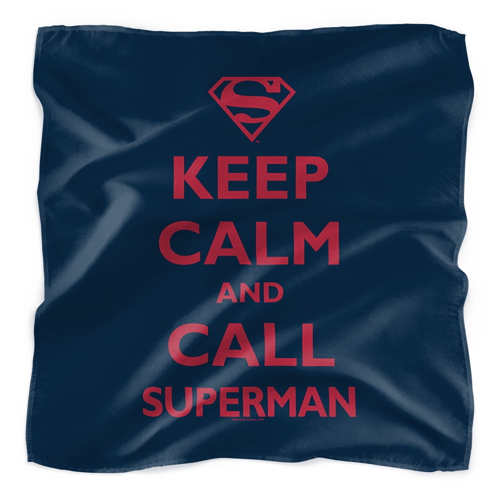 Superman Call Superman Bandana (21 in x 21 in) - Walmart.com