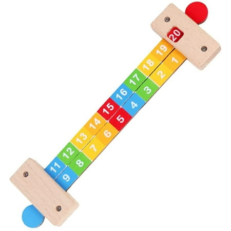 HTCM Ruler Toys Wooden Digital Resolution Ruler Additive Decomposition ...