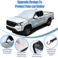 TINKI Windshield Snow Cover Compatible with 2022-2024 Nissan Frontier ...