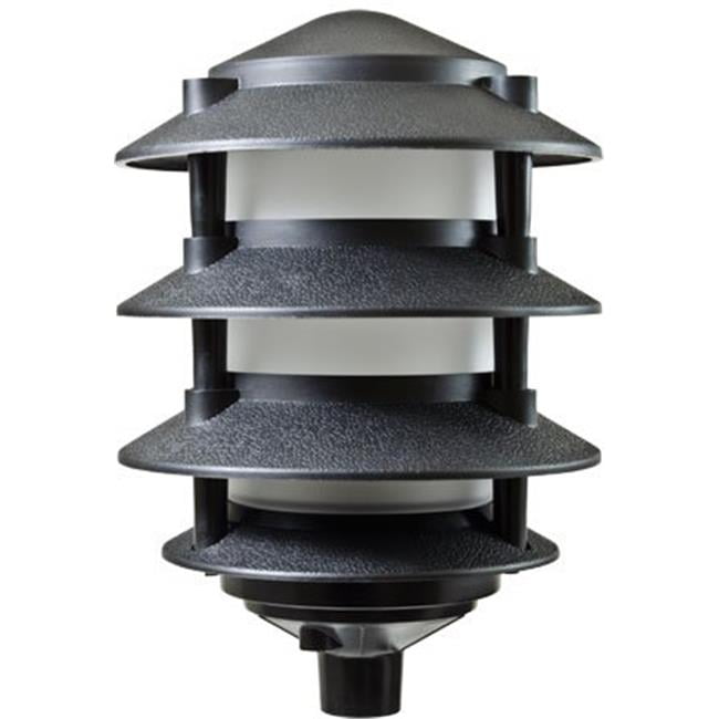 4 Tier 6 in. Top 0.5 in. Base 6 watt Filament LED 120 V Pagoda Fixture ...